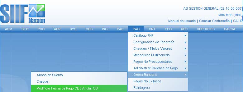 Gestión básica de pagaduría