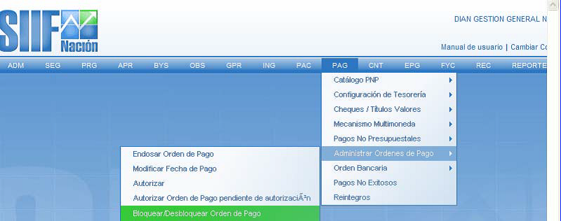 Gestión básica de pagaduría
